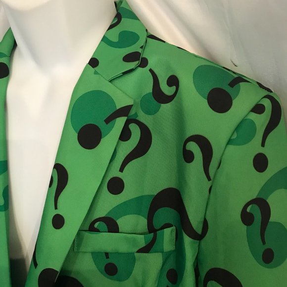 Riddler Hat Authentic The Riddler Slim Fit Suit Jacket | DC Comics ...